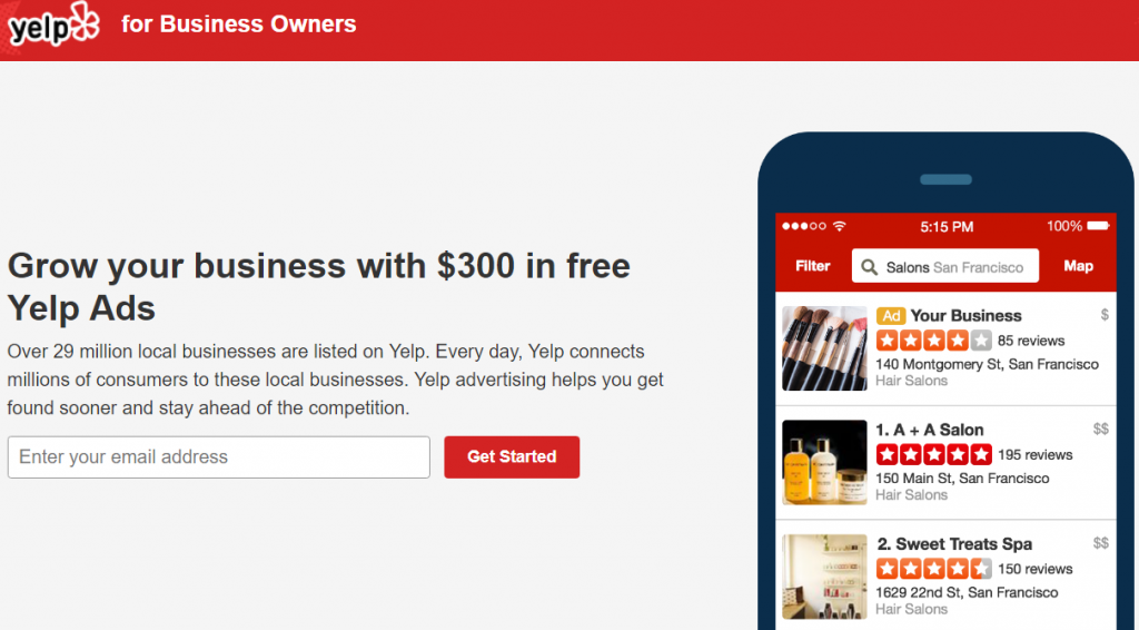 Yelp Ads for Business – Free $300 in Advertising